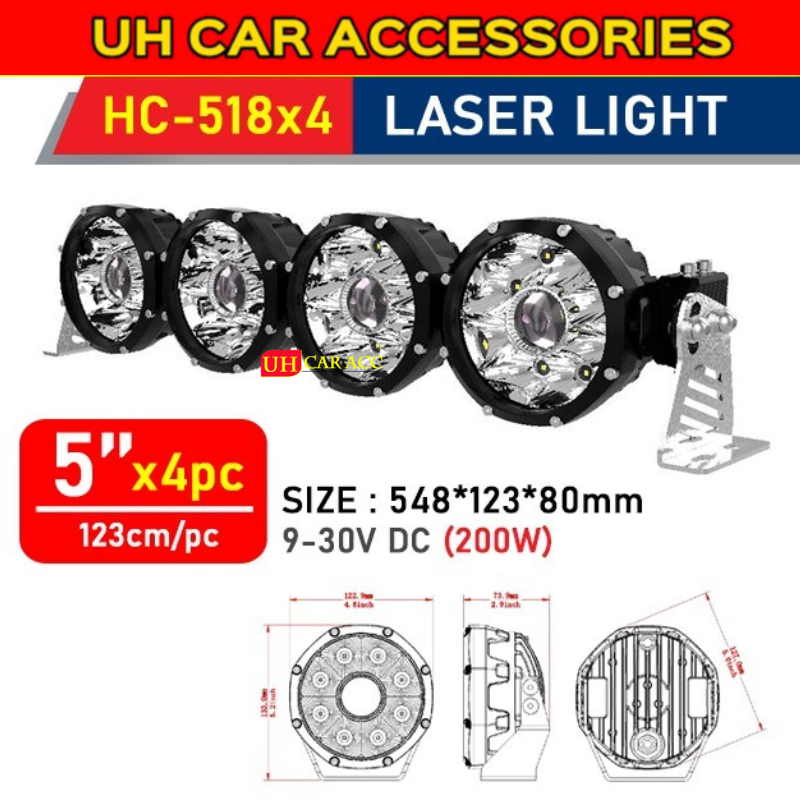 Universal LED 12V Car 4×4 Rooftop Bar Spotlight Off Road Spot Light ...
