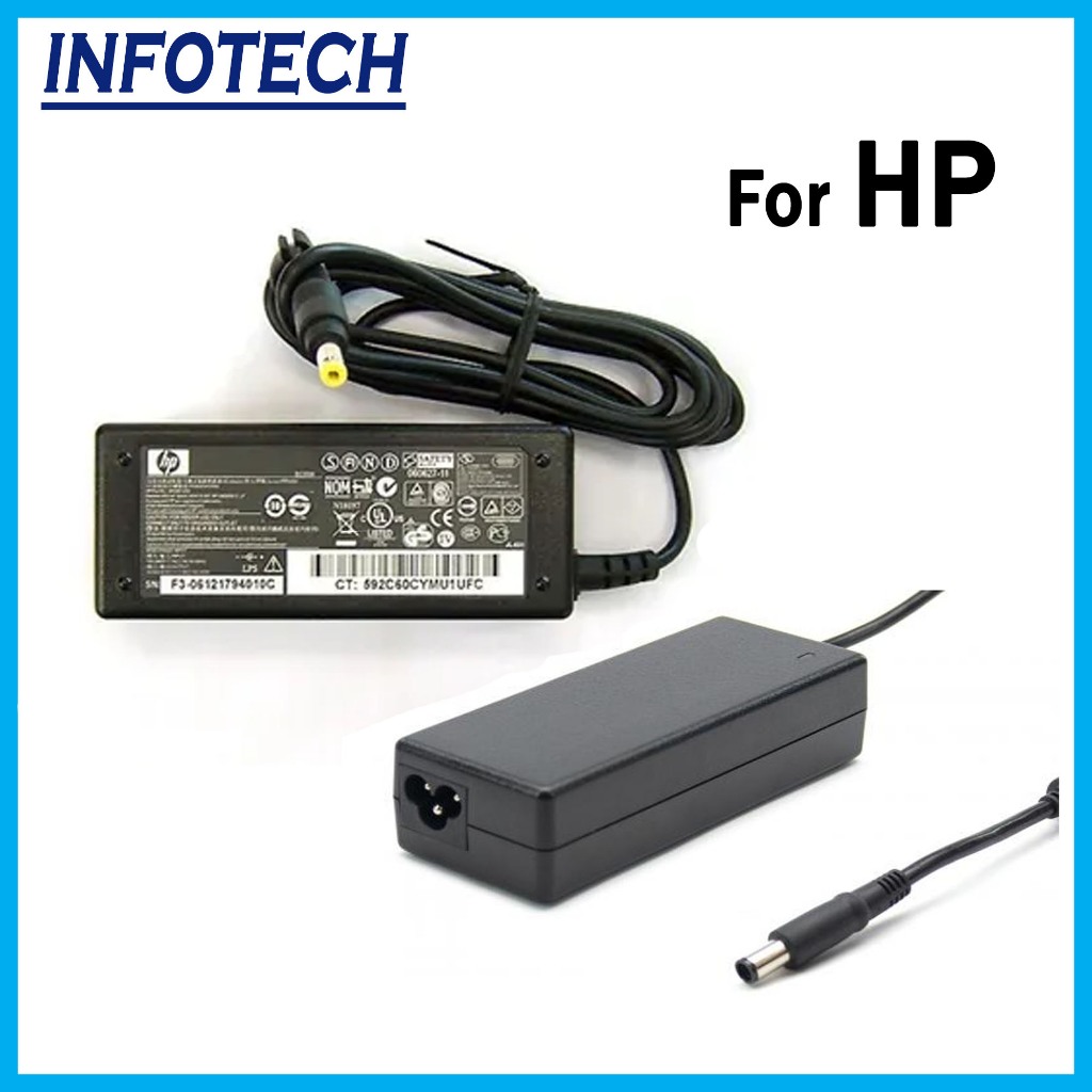 Hp 18.5V 19V 3.5A 4.74A 1.58A probook elitebook Folio Charger Adapter ...