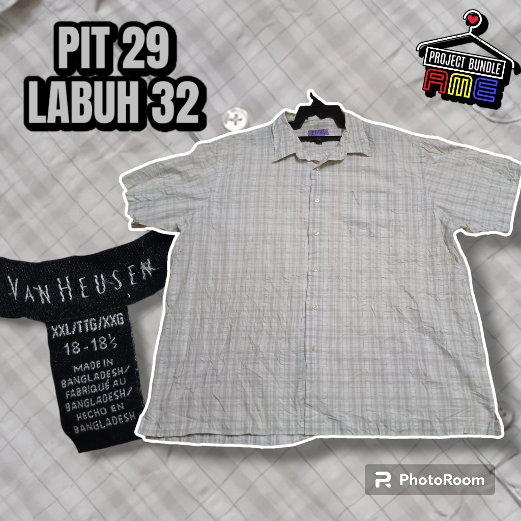 Kemeja Shirt Bigsize Oversize 4XL (Pit 29 Ukuran Dada 58 inch) | Shopee ...