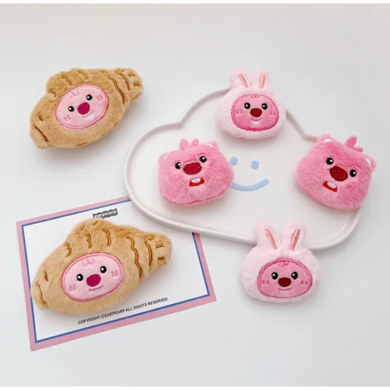 Head Cover Rabbit Beaver Loopy Brooch Kuro Mi Pachacco Doll DIY Cartoon ...