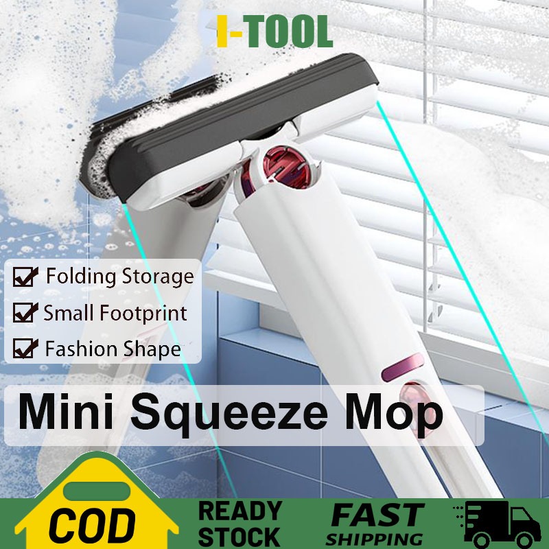 Mini Squeeze Mop Home Cleaning Mop Sponge Cleaning Mop Desk Cleaner ...