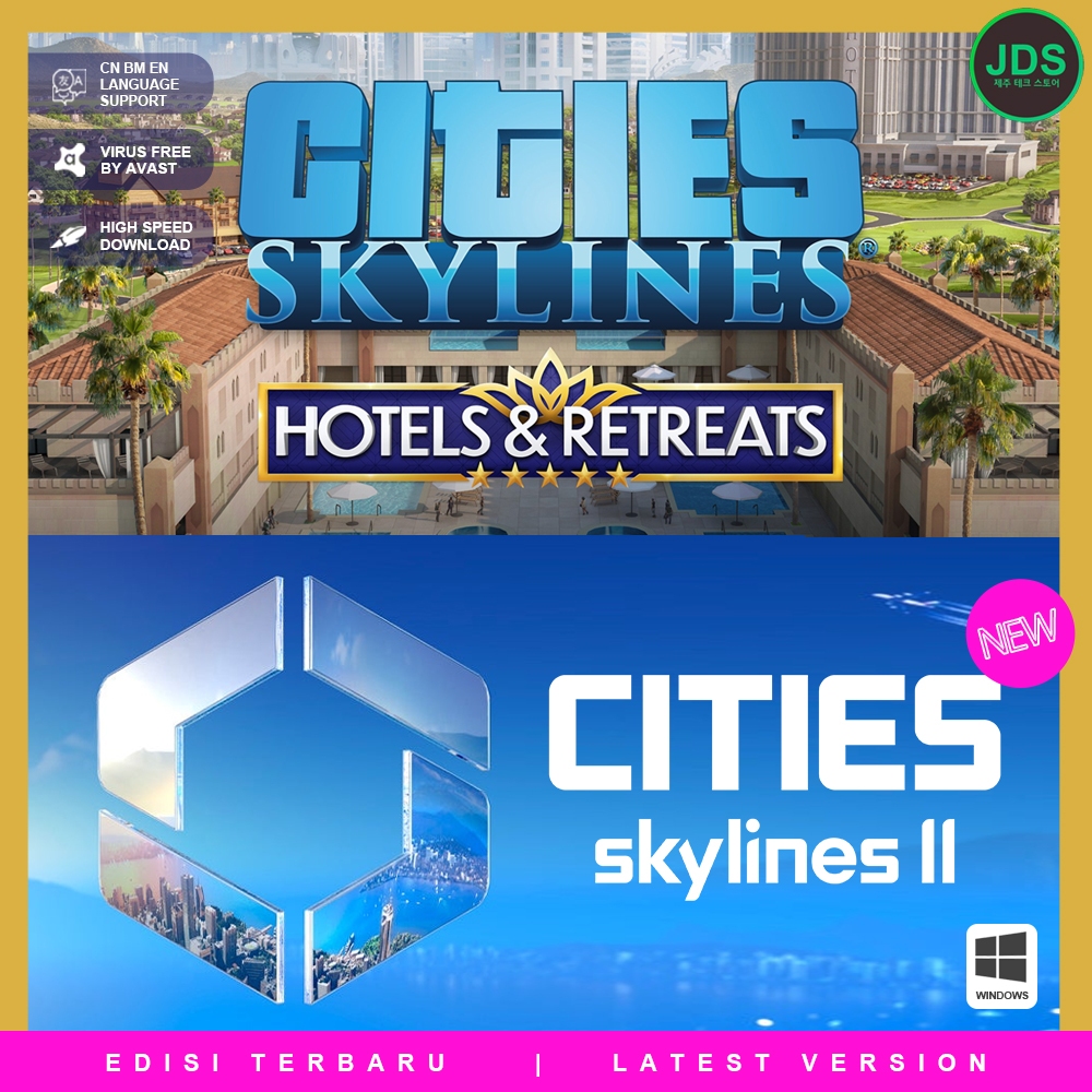 🎮 PC Games 🎮 CITIES: SKYLINES 2 & CITIES: SKYLINES v1.17 Hotels and ...