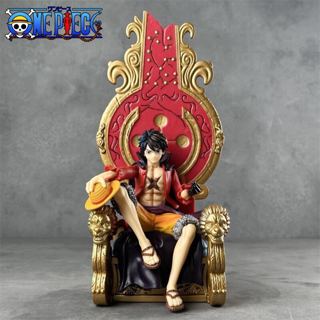One Piece Monkey D. Luffy Onigashima Warhead WH Sitting 32cm Action ...