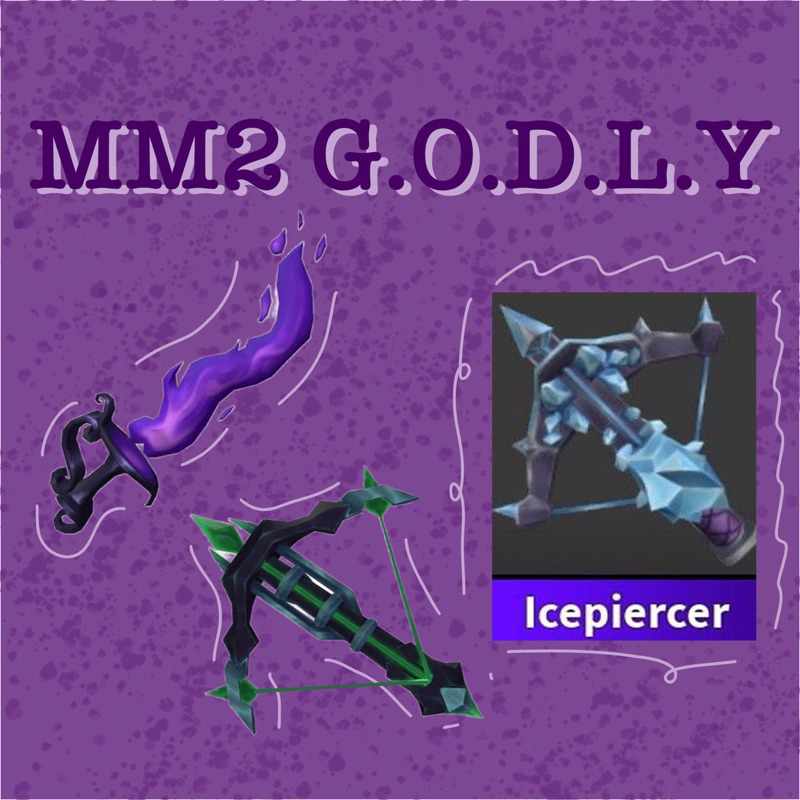 MM2 godly • G.O.D.L.Y • harvester • icepiercer • candleflame | Shopee ...