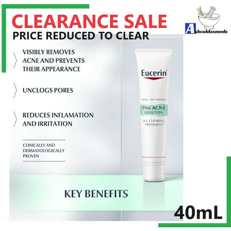 Eucerin Pro Acne Solution Acne Oil Control A.I. Clearing Treatment ...