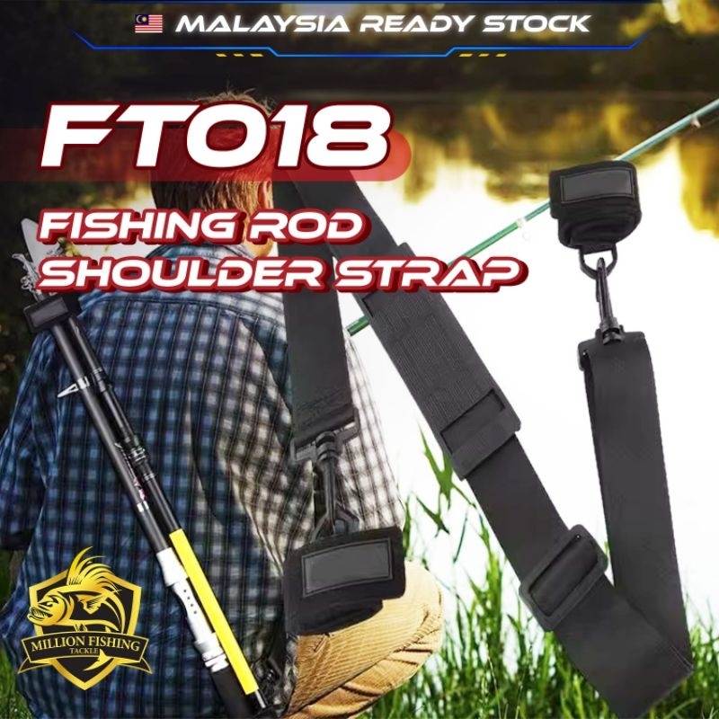 【FT018】Fishing Rod Shoulder Strap Tali Pengikat Joran Pancing Fishing ...