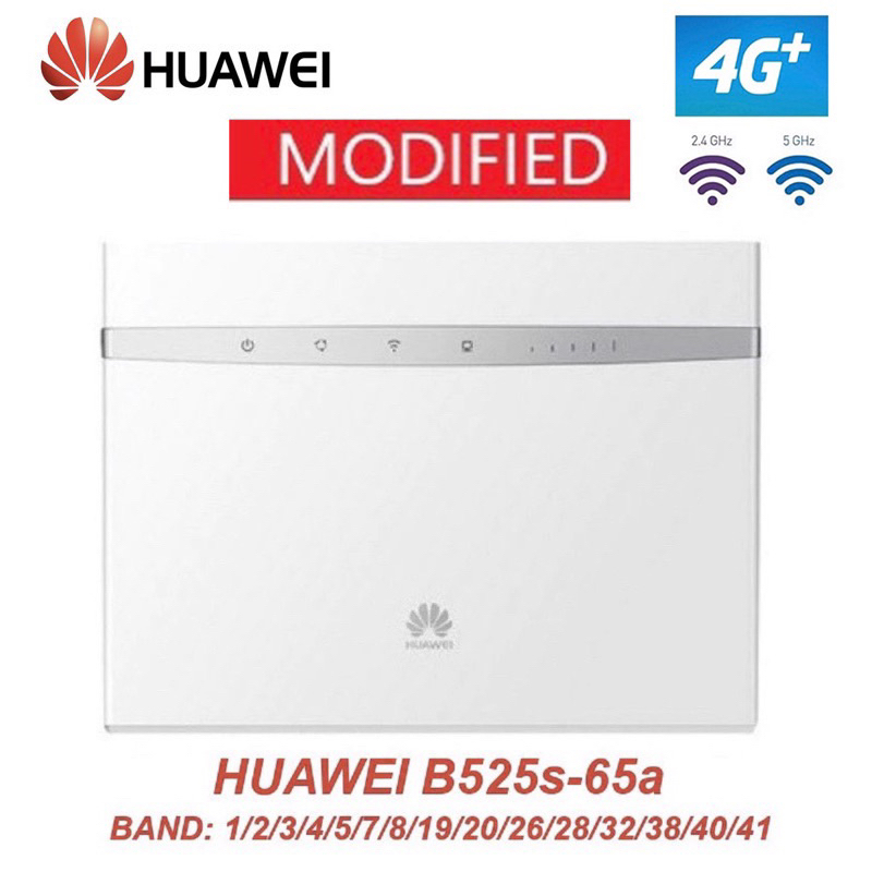 💥 Ready Stock Huawei B525 B525s-65a Modified Unlocked 4G 4G+ Modem ...