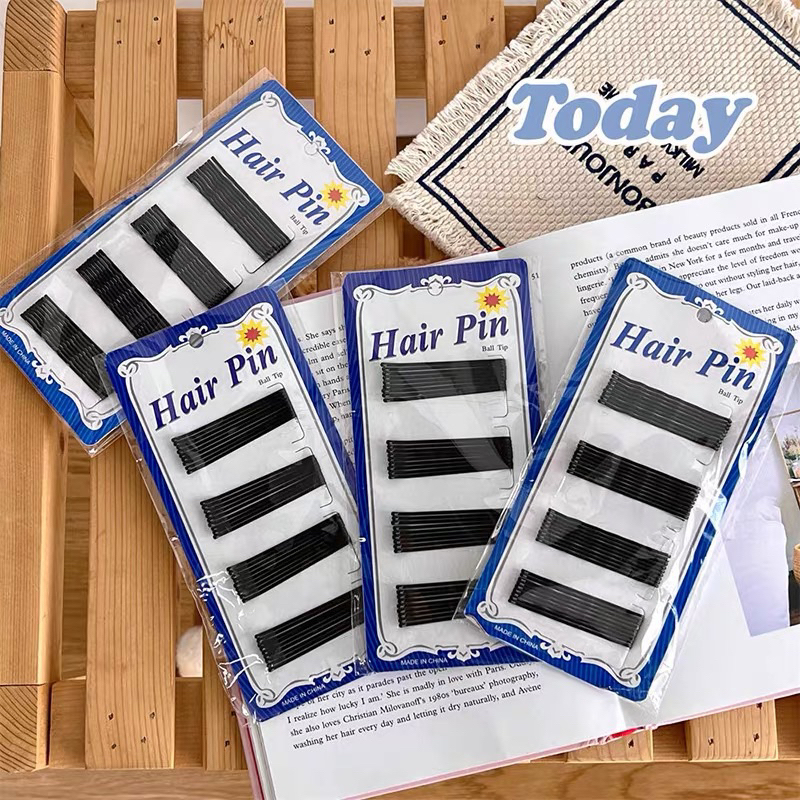 [Shopee Choice] Pin hair pin hair pins black pin hitam bob pin rambut ...