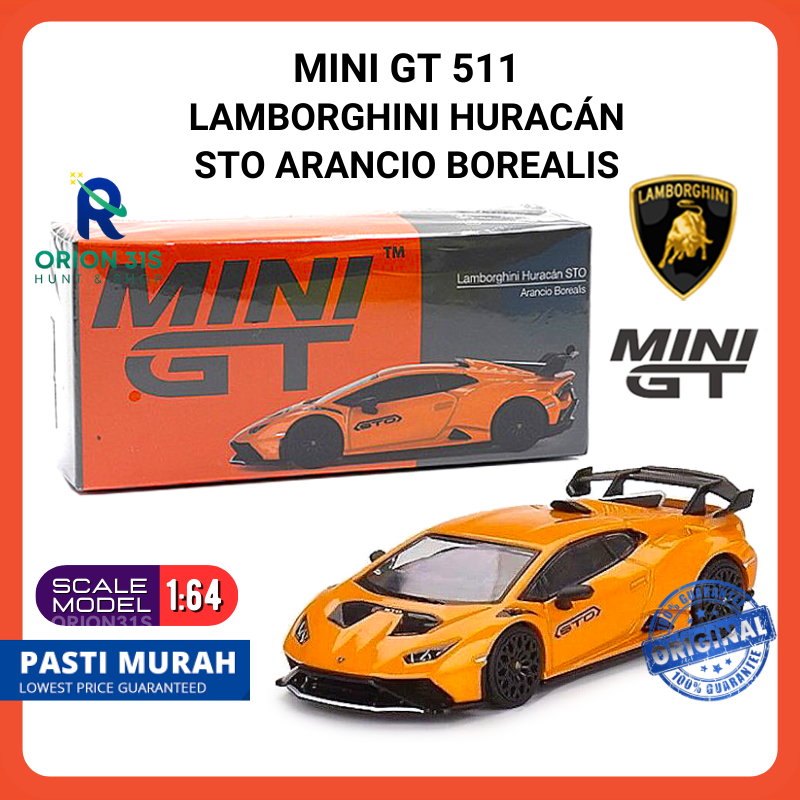 Mini GT Lamborghini Huracán STO Arancio Borealis RHD 511 Sealed Box ...