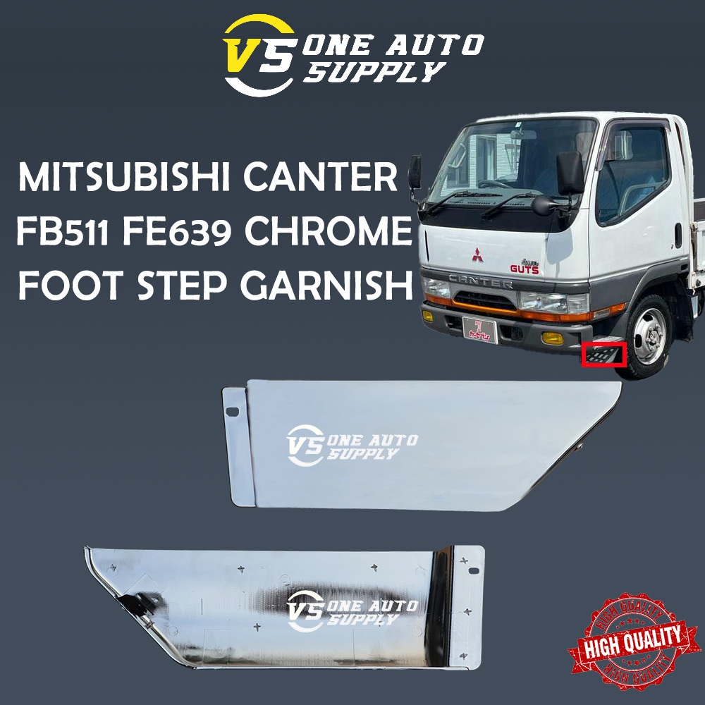 MITSUBISHI CANTER FB511 FE639 CHROME FOOT STEP GARNISH SET | Shopee ...