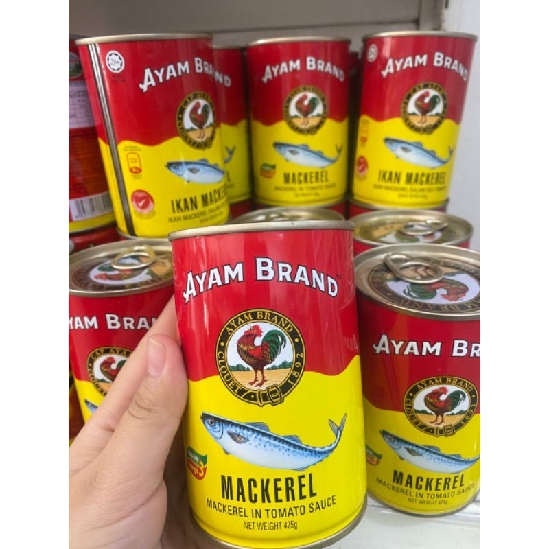 AYAM BRAND MACKEREL (425g/230g) sardin | Shopee Malaysia