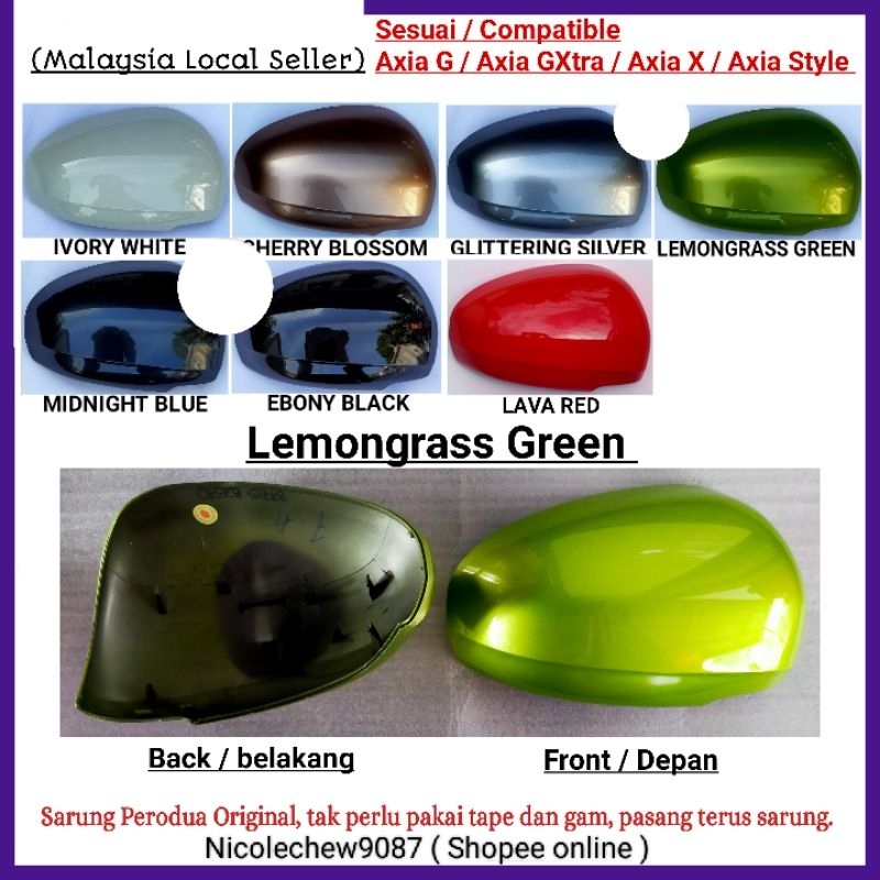 Perodua Axia G/Axia X/Axia Gextra/New Axia Style Original Side Mirror ...