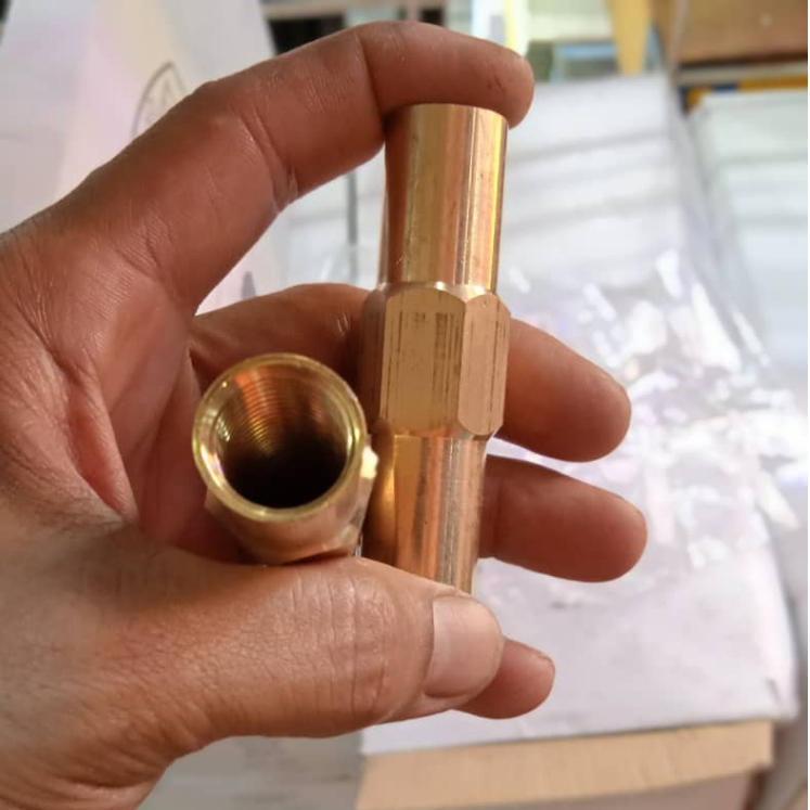 Copper Earth Rod Socket / Joint / Coupling - Copper Rod [Penyambung ...