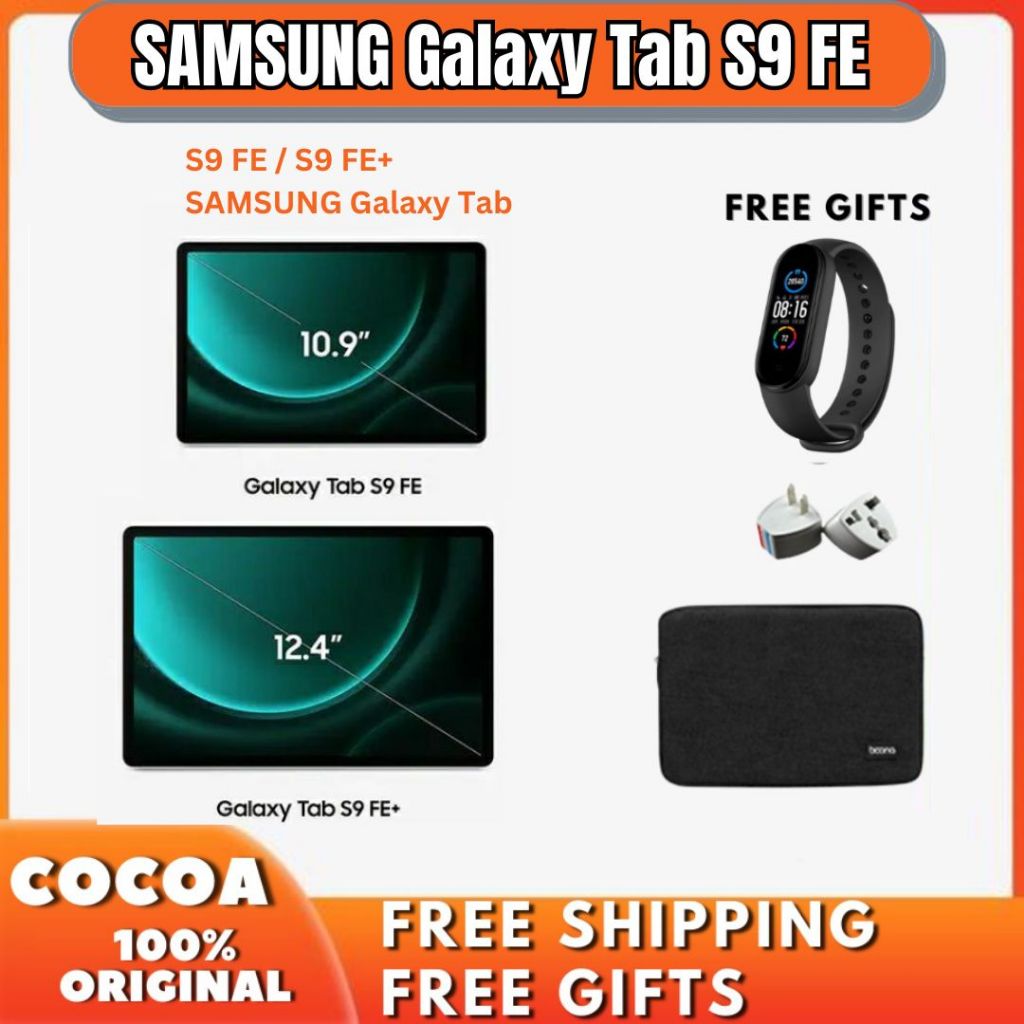 SAMSUNG Galaxy Tab S9 FE (X510) WIFI/5G Version Exynos 1380 SAMSUNG S9 ...