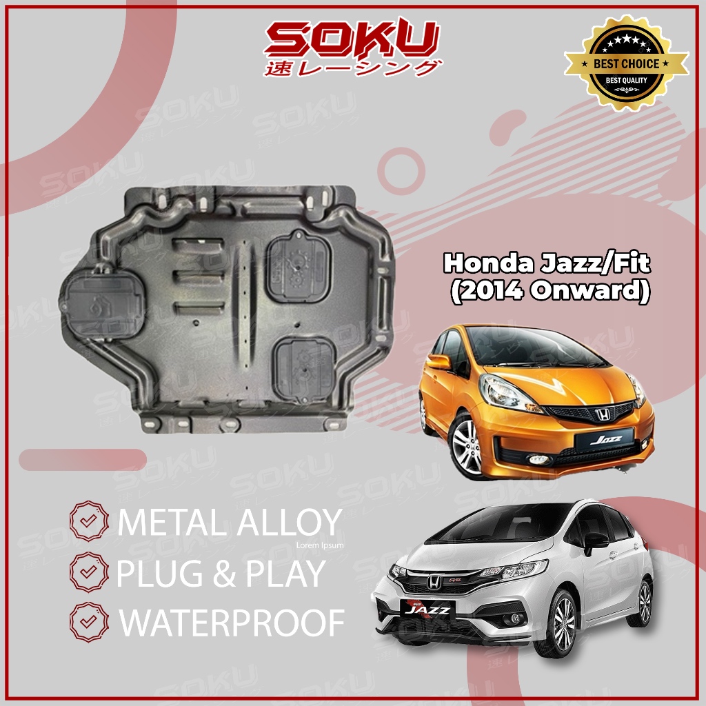 HONDA FIT JAZZ GE/GK ENGINE COVER BOTTOM BAWAH ENGINE BESI METAL COVER ...