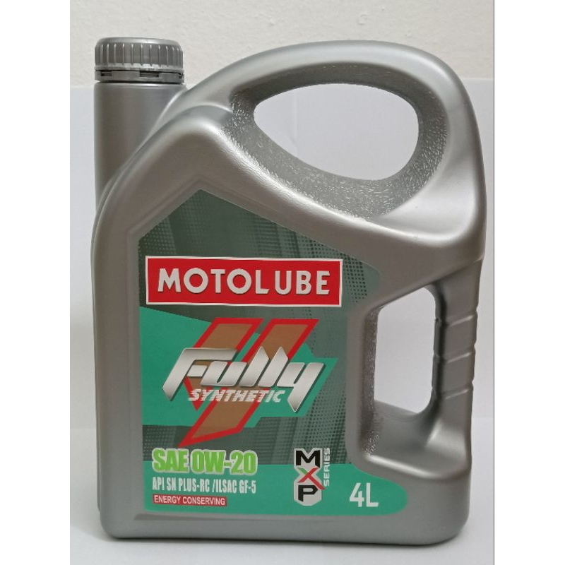 MOTOLUBE 0W-20 API SN Fully Synthetic YOKOHAMA Engine Oil | Shopee Malaysia