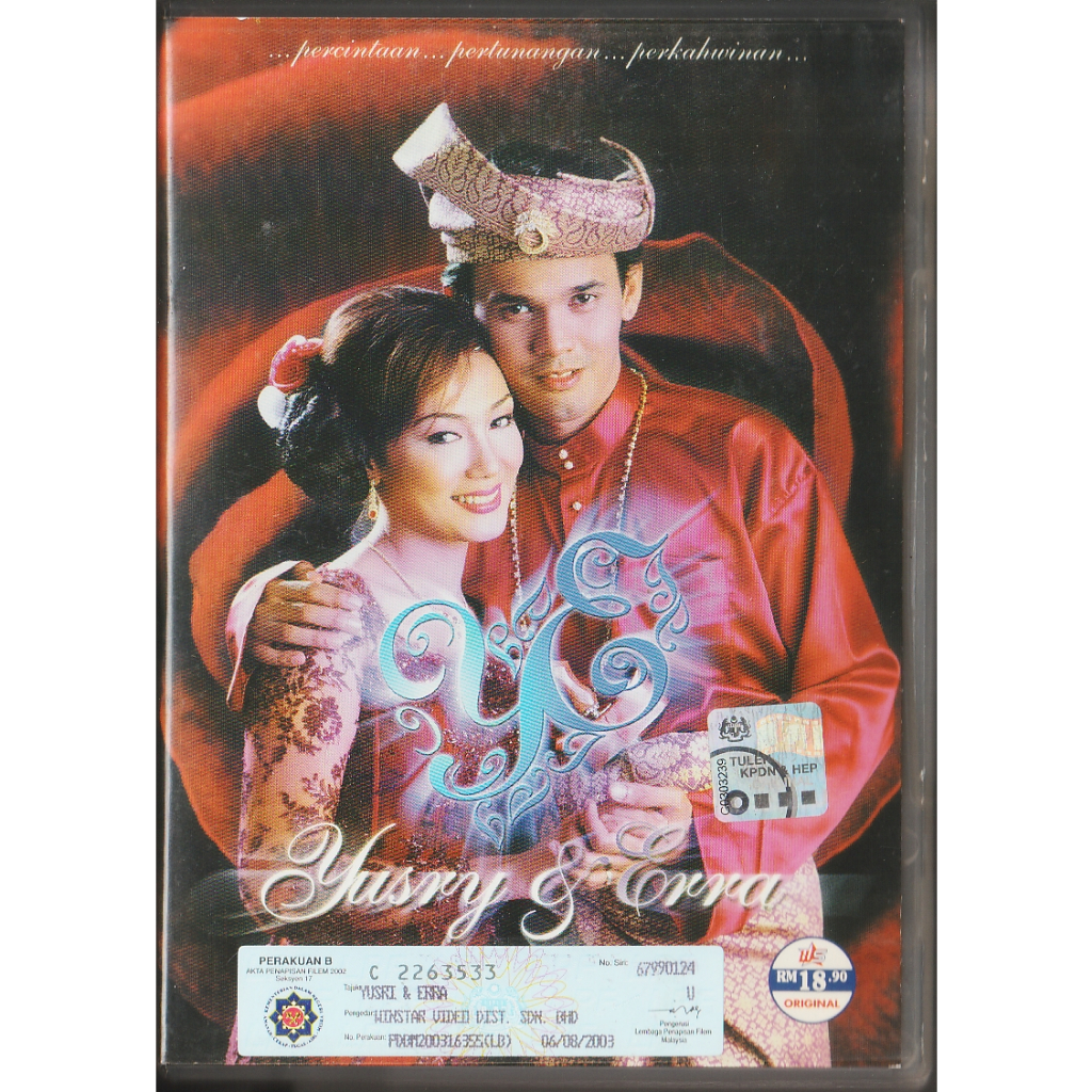 VCD PERKAHWINAN YUSRY & ERRA FAZIRA ( ORIGINAL VIDEO CD ) | Shopee Malaysia