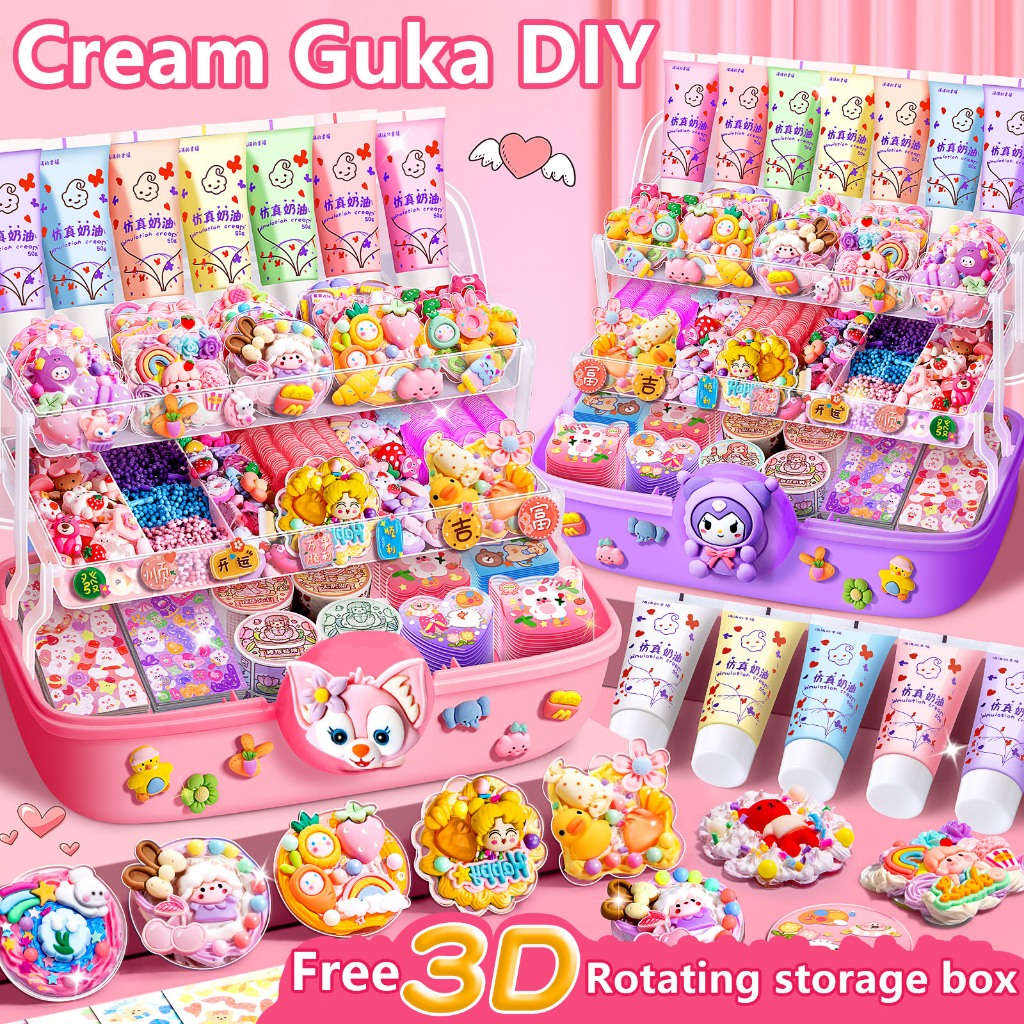 1008pcs Full Set of Cream Glue Cuckoo Card Guka Sticker Set Material ...