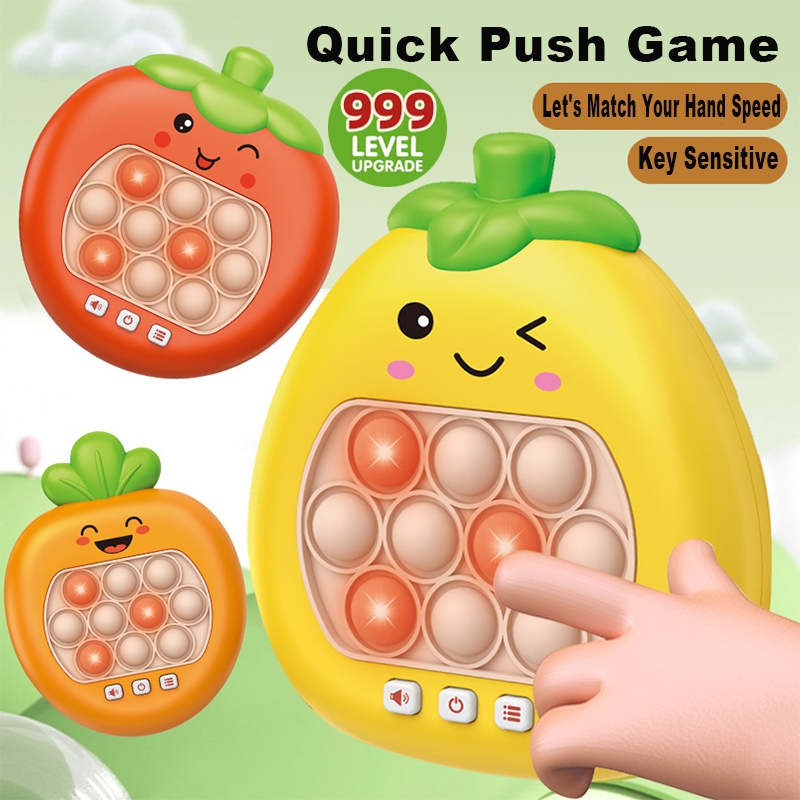 UPGRADE 999 Level Quick Push Game Pop It Electronic Speed Educational ...
