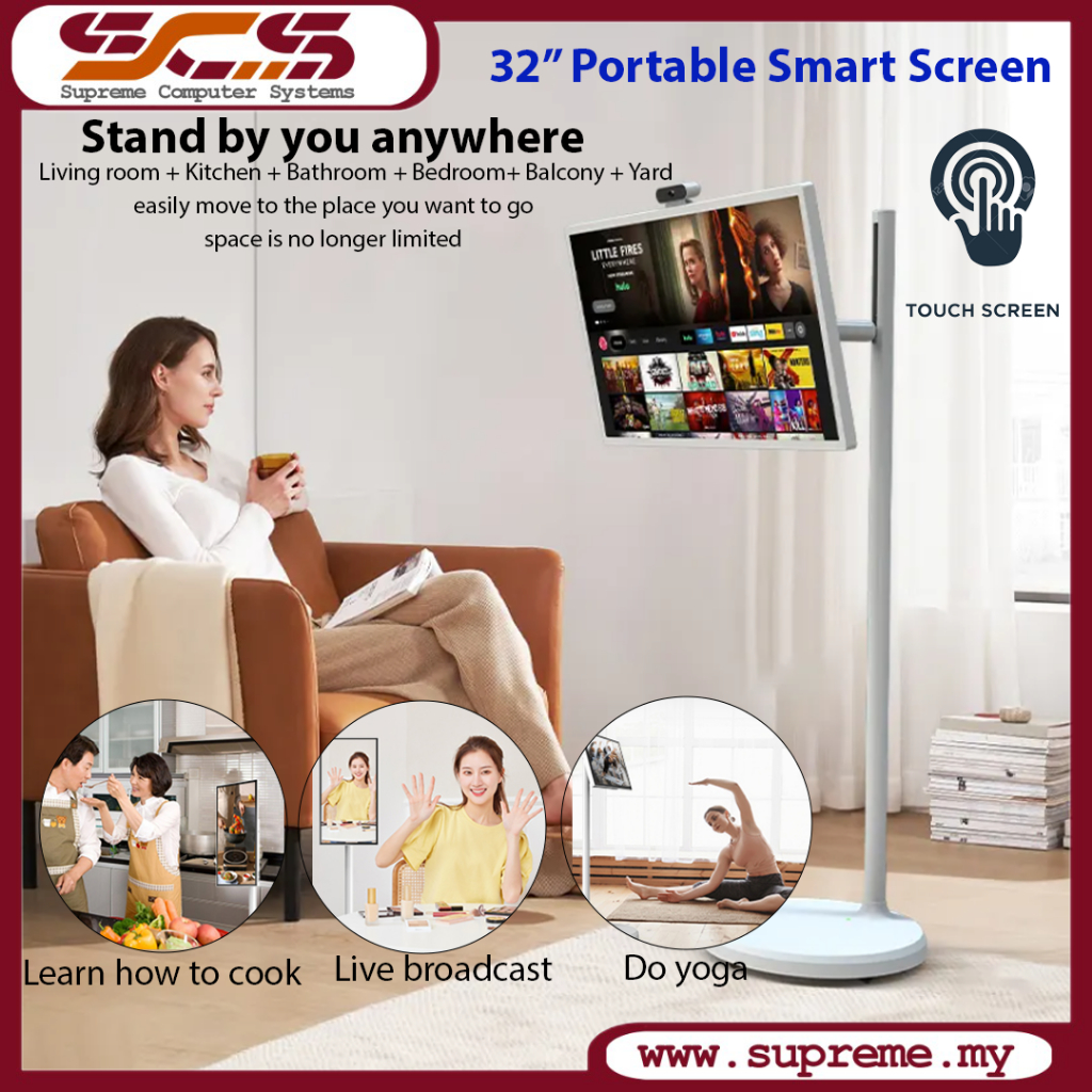StanByMe 27 32 Inch Portable Smart Android Tablet TV Standing Screen ...