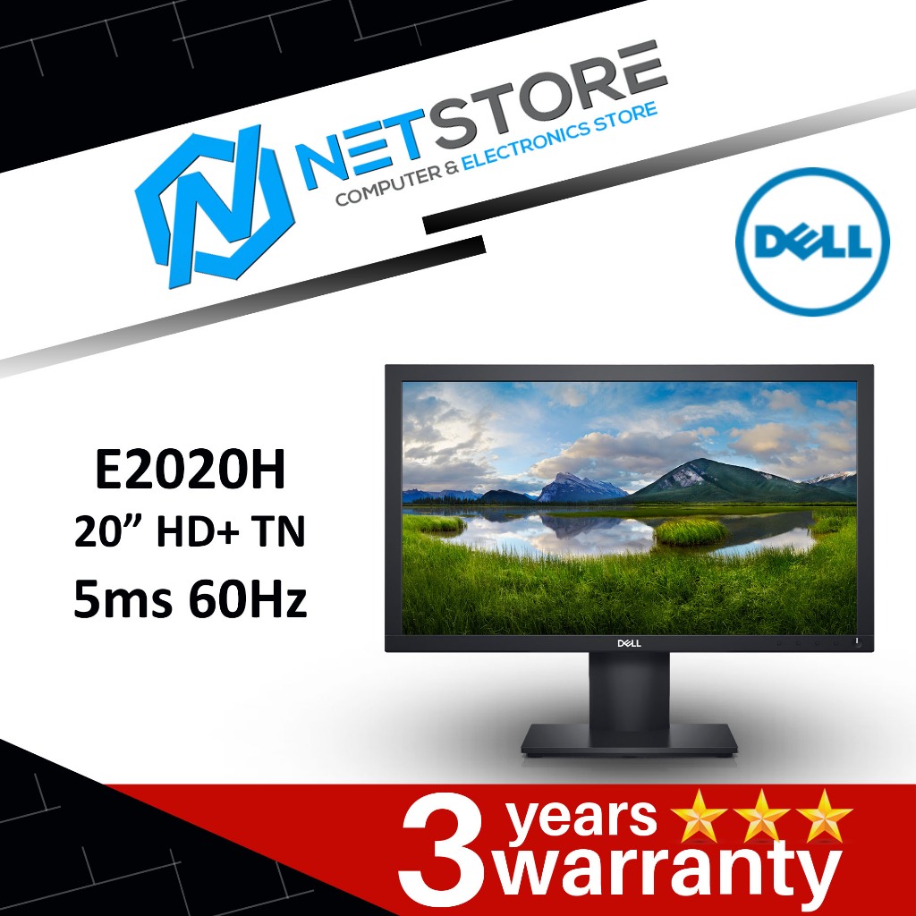 DELL E2020H 20” HD+ TN 5ms 60Hz MONITOR | Shopee Malaysia