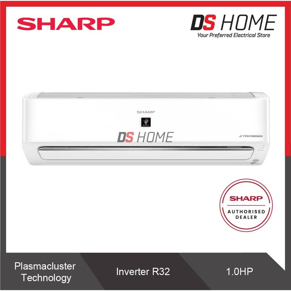 SHARP AHXP10YHD/AUX10YHD AIR CONDITIONER 1.0HP INVERTER R32 9000BTU AIOT PLASMACLUSTER ION ...