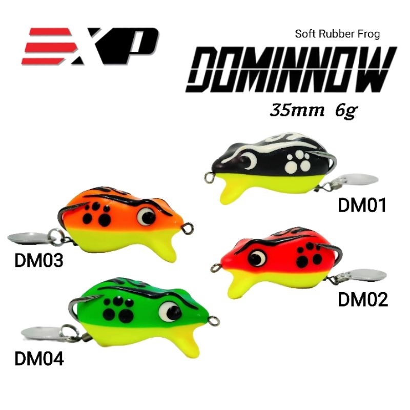 EXP DOMINNOW SOFT RUBBER FROG 35MM/6G | Shopee Malaysia