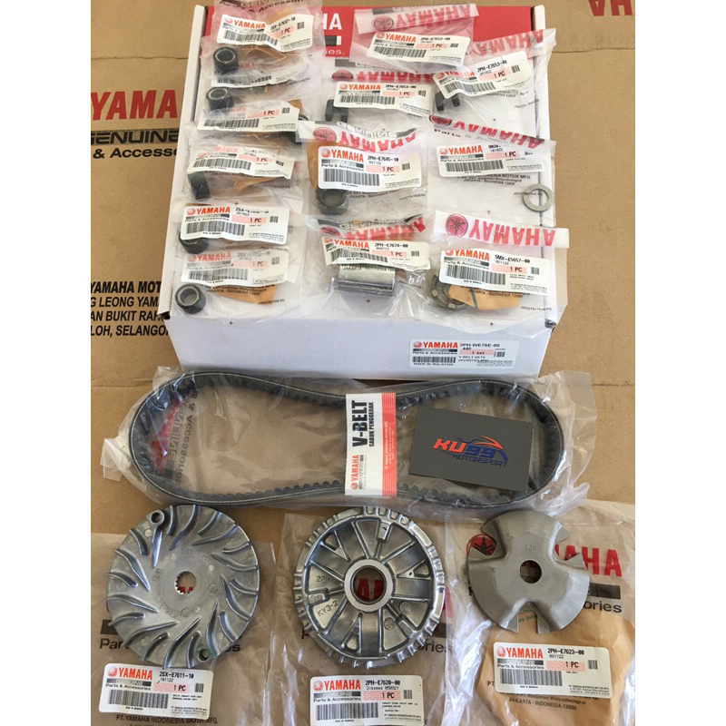 ORIGINAL EGO AVANTIZ SOLARIZ V BELT SET FRONT PULLEY SET BELTING ROLLER V-BELT DEPAN 100 ...