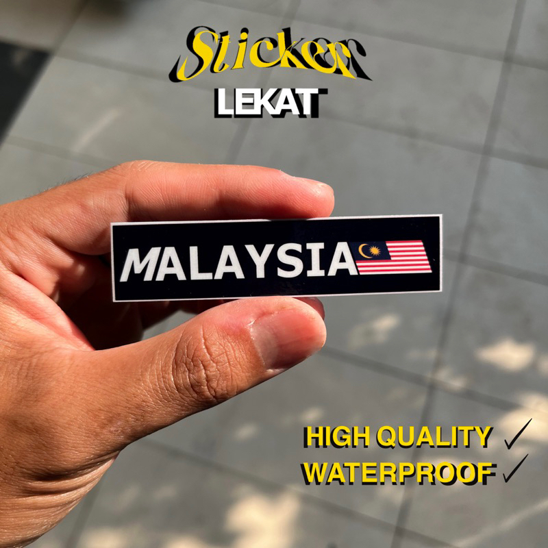 STICKER MALAYSIA (HIGH QUALITY) | Shopee Malaysia