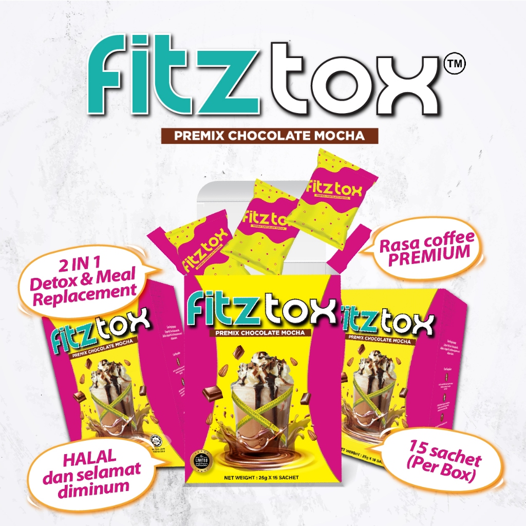 FITZTOX CHOCOLATE MOCHA ORIGINAL 100% HQ COMBO (1 BOX) | Shopee Malaysia