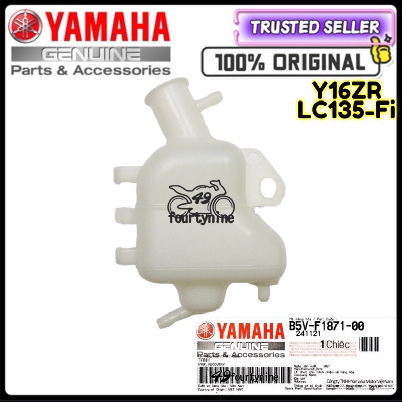 100% ORIGINAL Y16 LC135 Fi V8 Y16ZR TANK RECOVERY COOLANT SPARE TANK ...