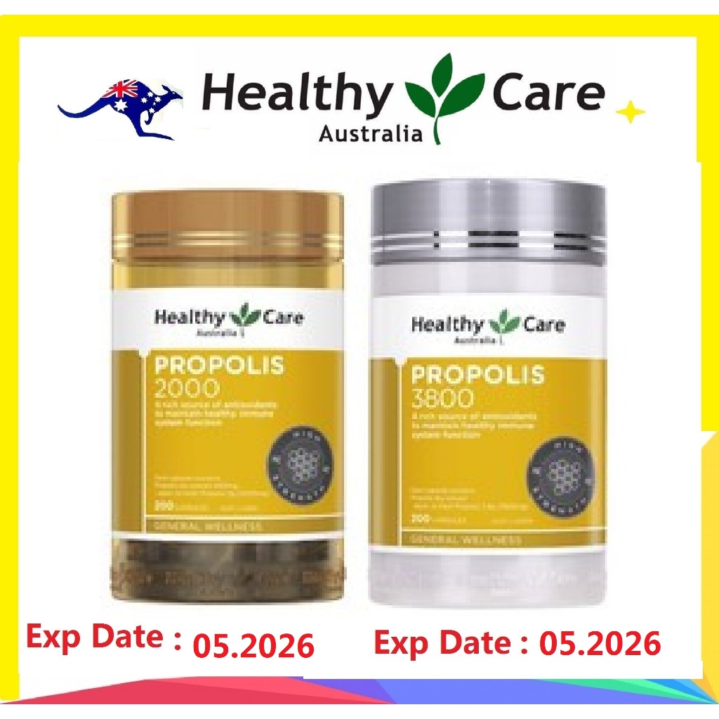 Healthy Care Propolis 3800mg & 2000mg (200 cap) | Shopee Malaysia