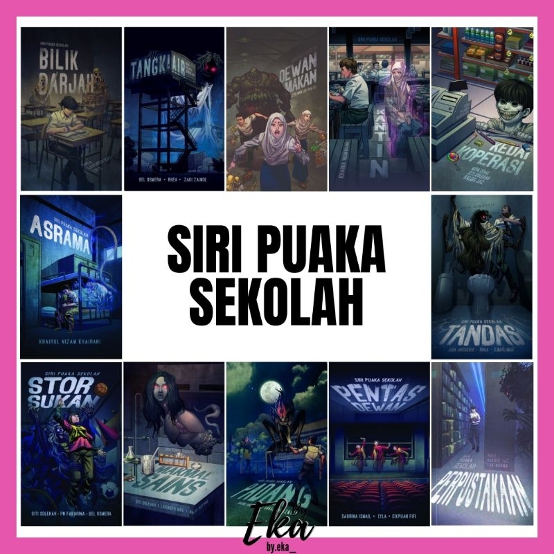 Novel Seram Siri Puaka Sekolah : Asrama - Tandas - Padang - Kantin - Koperasi - Stor Sukan ...