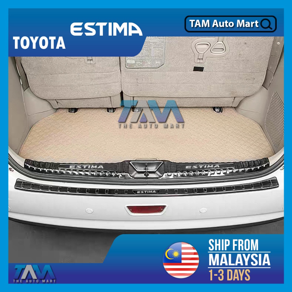 Toyota Estima(2006-2024) Rear Bumper Protector Out In Bonnet Protector ...