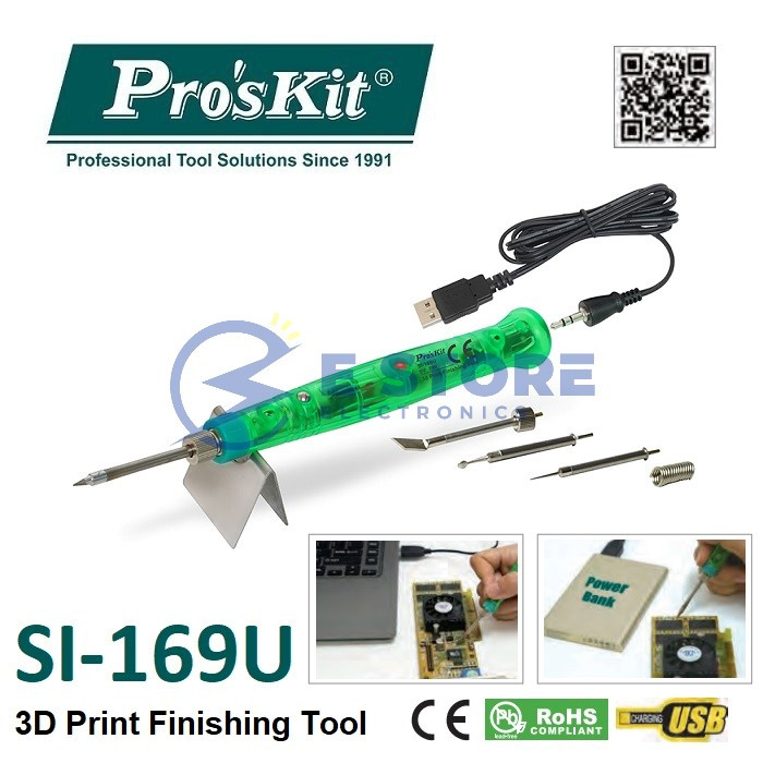 Pro'sKit SI-169U 3D Print Finishing Tool USB Soldering Iron | Shopee ...