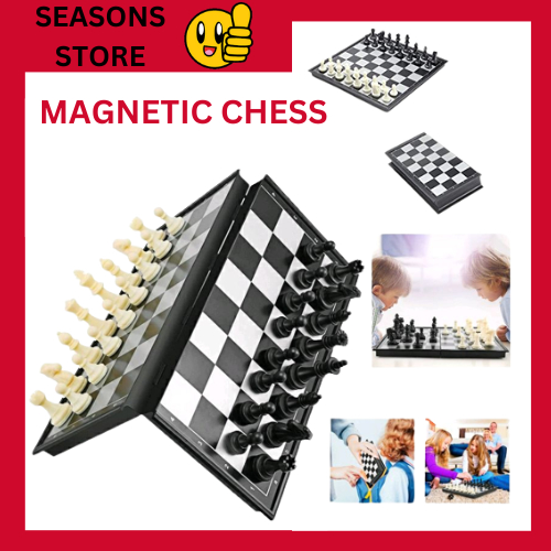 Magnetic and Folding Board Classic International Chess Board Game 国际象棋 ...