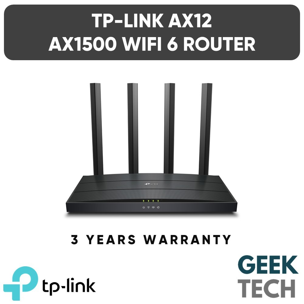 TP-Link Archer AX12 AX1500 Dual Band Gigabit Wireless WiFi 6 Router For ...