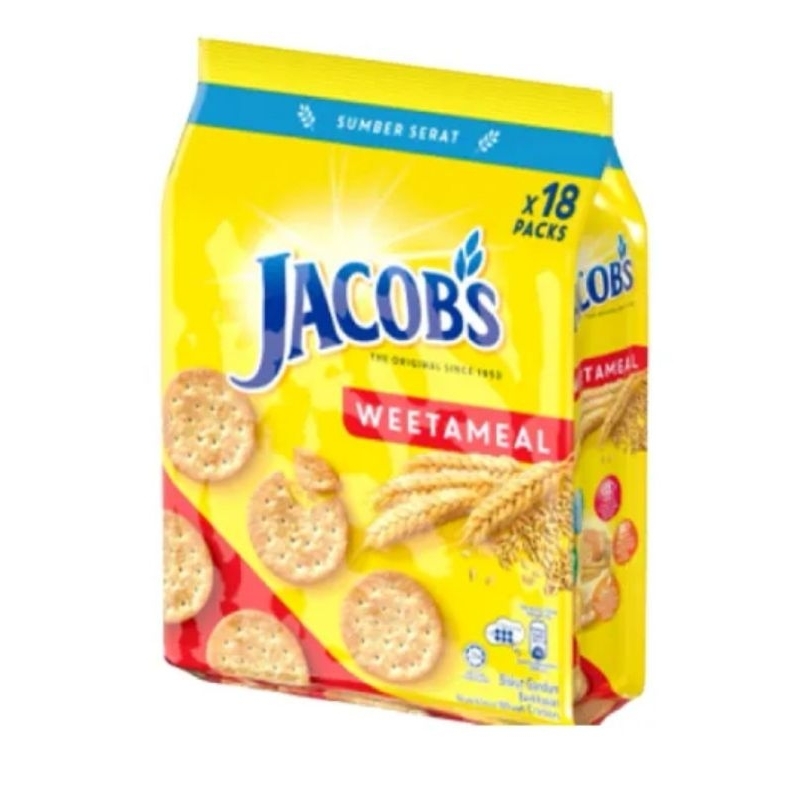 JACOB'S Multipack Original Cream Crackers/ Weetameal 502g | Shopee Malaysia