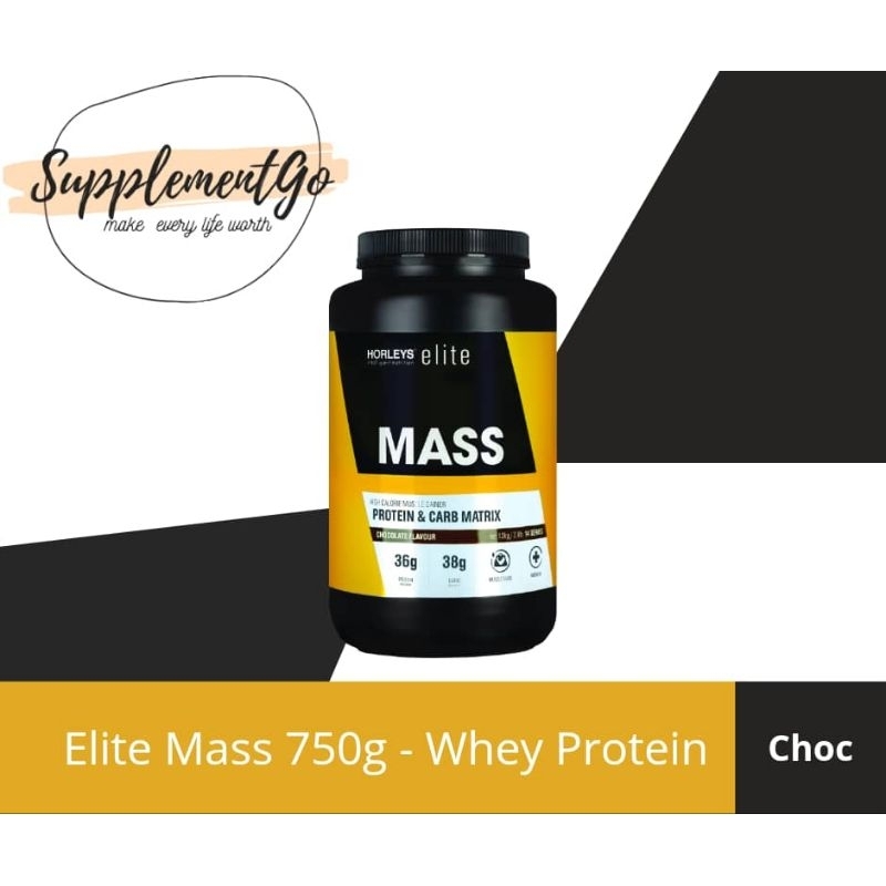 Horleys Elite Mass Chocolate 750gm - Whey Protein (Best Before:8/2024) | Shopee Malaysia