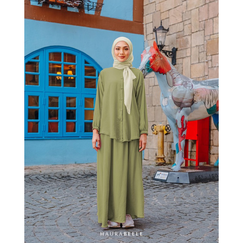 READYSTOCK! HAURABELLE QAYSA SET (BAJU CASUAL/BAJU KURUNG CONVOCATION ...