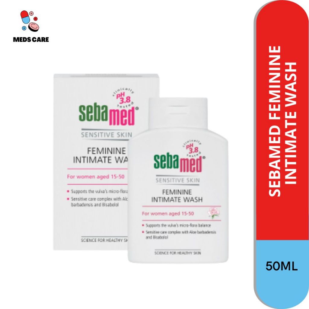 SEBAMED FEMININE INTIMATE WASH FOR WOMEN AGED 15-50 (50 ML) | Shopee ...