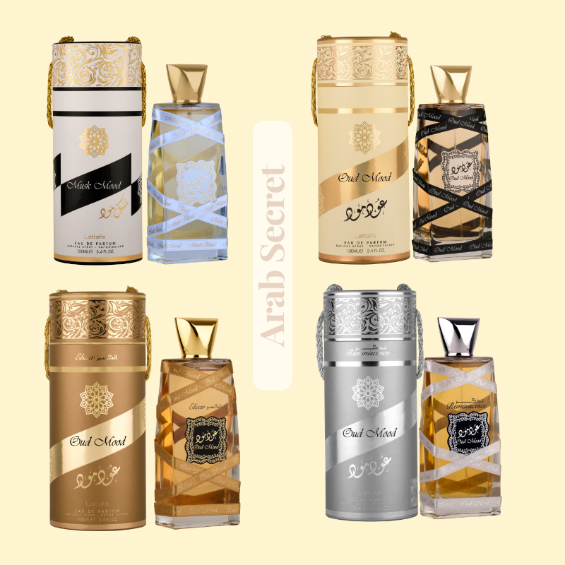 Oud Mood Perfume Arab Minyak Wangi Original with 3D Sticker By Lattafa ...
