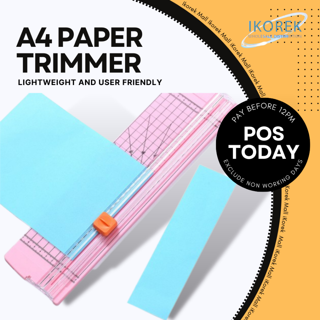 A4 Paper Trimmer Cutter Pemotong Kertas Multifunctional Ruler | Shopee ...