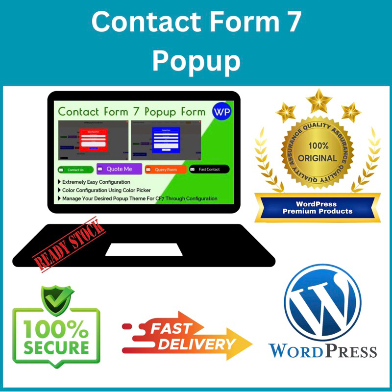 Contact Form 7 Popup (100% Ori WordPress Plugin) | Shopee Malaysia