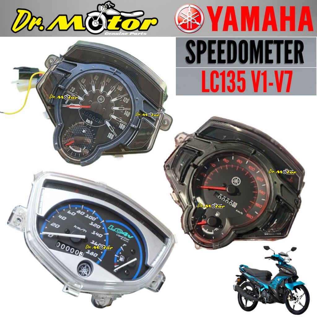 YAMAHA LC135 V1 V2 V3 V4 V5 V6 4S 5SPEED LC 135 SPEED Meter Assy ...
