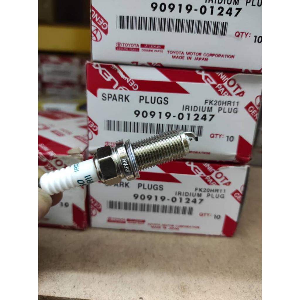 6PCS 100% ORIGINAL TOYOTA IRIDIUM SPARK PLUG 90919-01247 FK20HR11 ALL ...