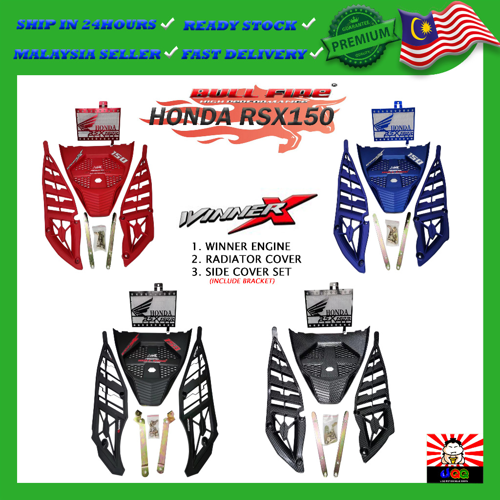 RSX150 WINNER ENGINE COVER PROTECTOR AND RADIATOR COVER WITH SIDE COVER ...