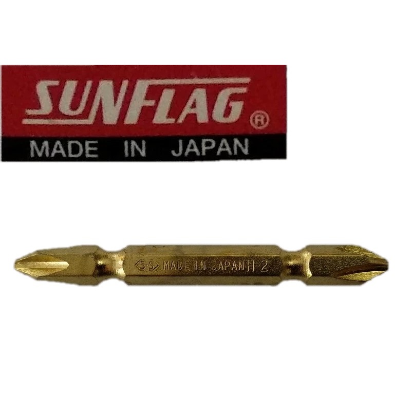 [ 1 PC ] SUNFLAG PRO-BIT Philips DRIVER BIT "+" Screwdriver Bit 6.35mm ...