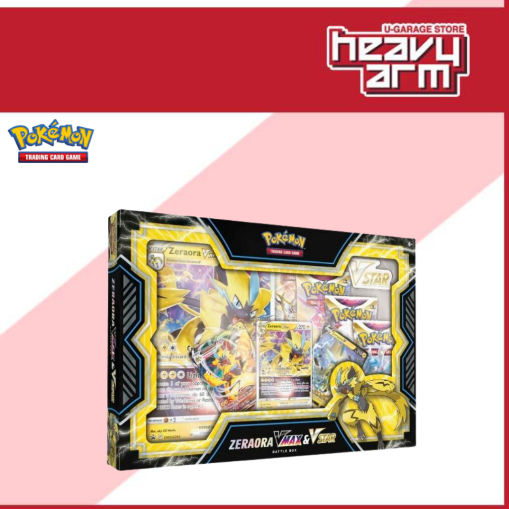 Pokémon TCG Zeraora VMAX & VSTAR Battle Box | Zeraora SWSH264 | Pokémon ...