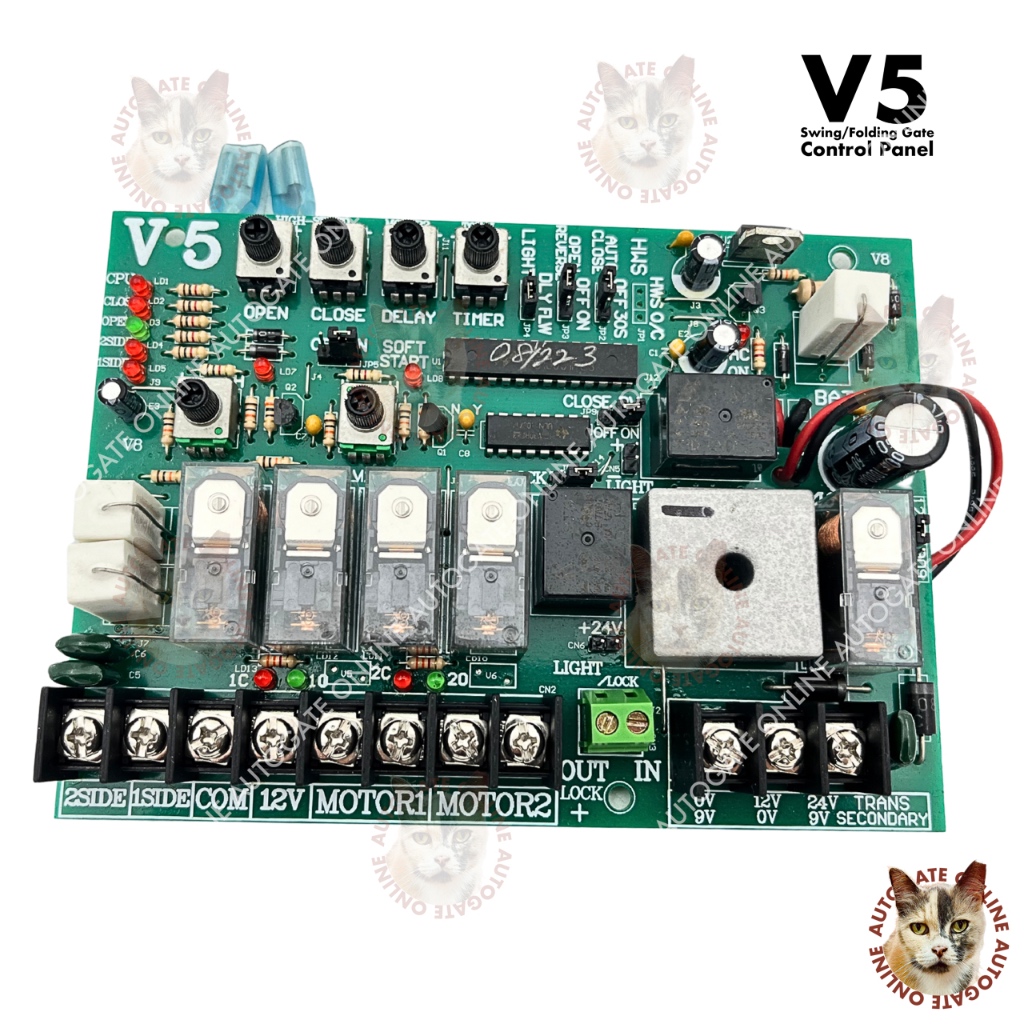 V5 Autogate Swing / Folding Gate Control Board PCB Panel | Shopee Malaysia